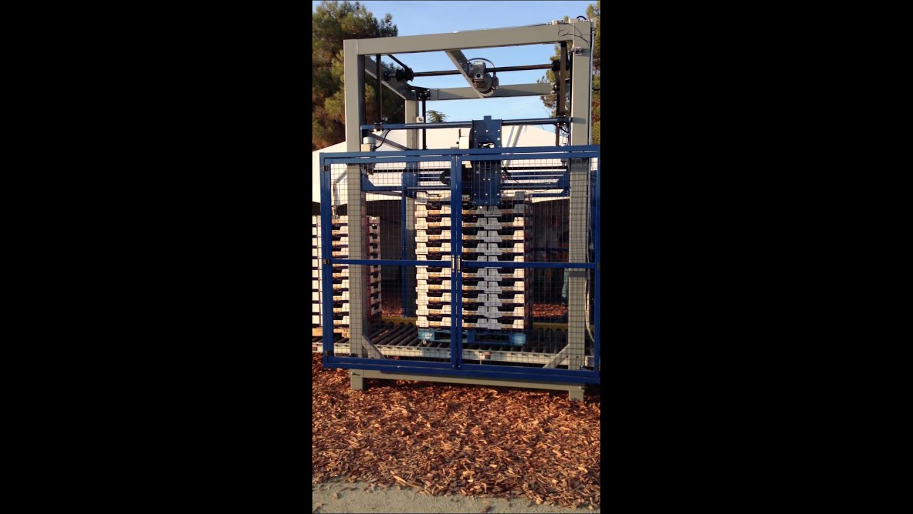 Automated Labeling of Palletized Boxes 2 - Patents Pending - YouTube