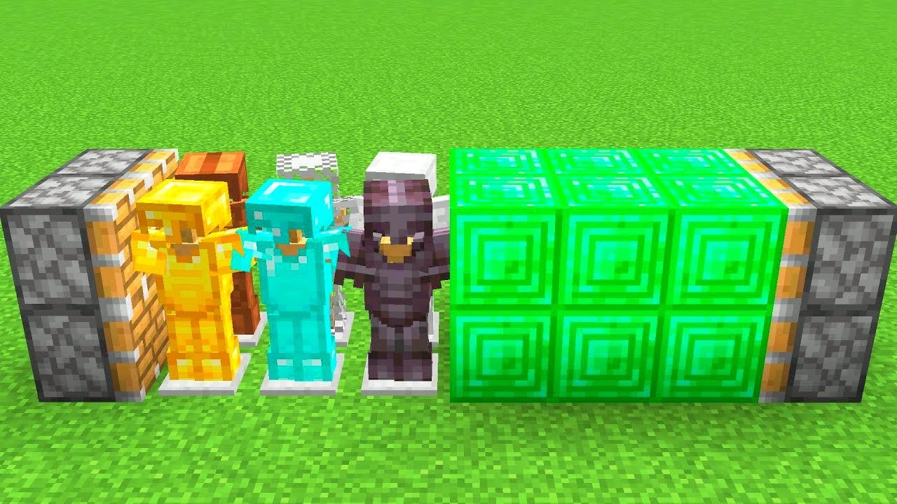 how to make emerald armor ? / minecraft - YouTube