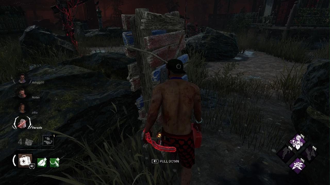 Dead by Daylight Shirtless Gang Vs Tiffany Valentine - YouTube