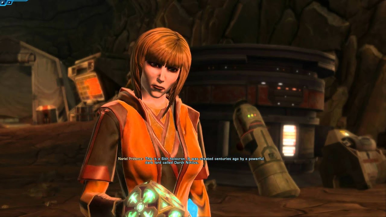 SWTOR: Darth Nihilus's holocron (Tatooine) [KotOR 2 reference] - YouTube