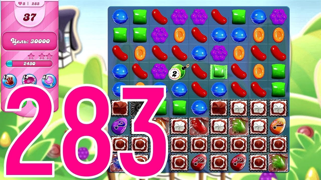 Candy Crush Saga Level 283 - YouTube