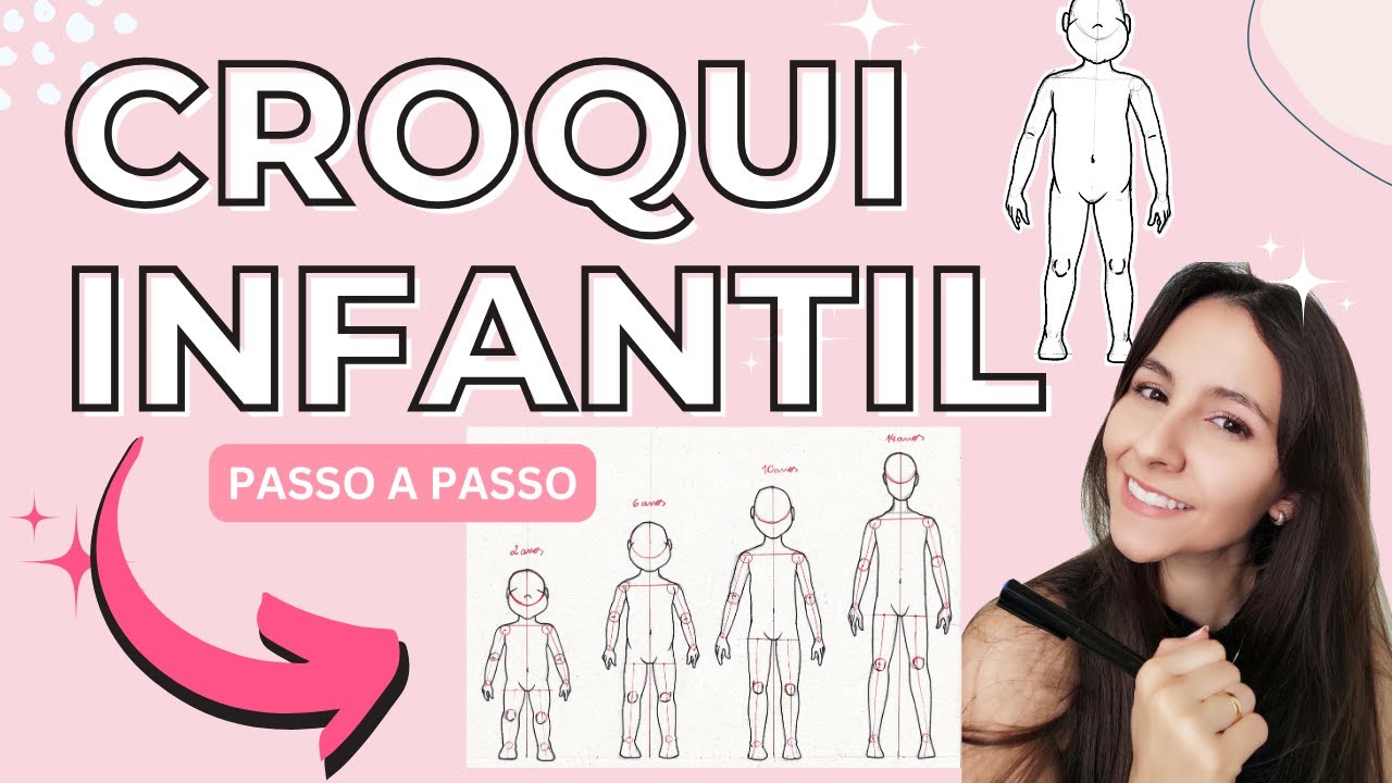CROQUI INFANTIL PASSO A PASSO | Como desenhar croqui infantil (6 anos ...
