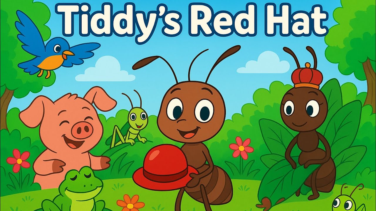 Tiddy's Red Hat | Bedtime Stories for Kids in English - YouTube