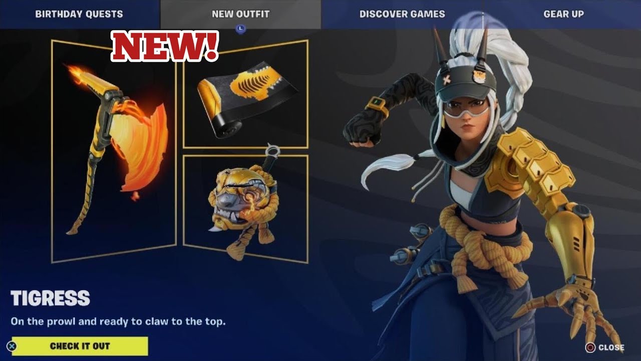 The NEW Tigress Set Fortnite Item Shop! (September 21st, 2023) - YouTube