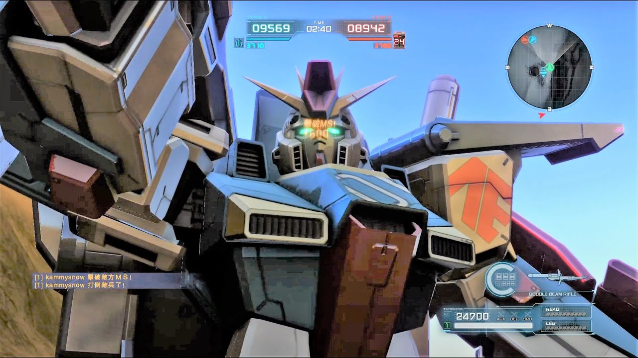 新機体 Messing with High mega cannon [バトオペ2] ZZ Gundam (GBO2) - YouTube