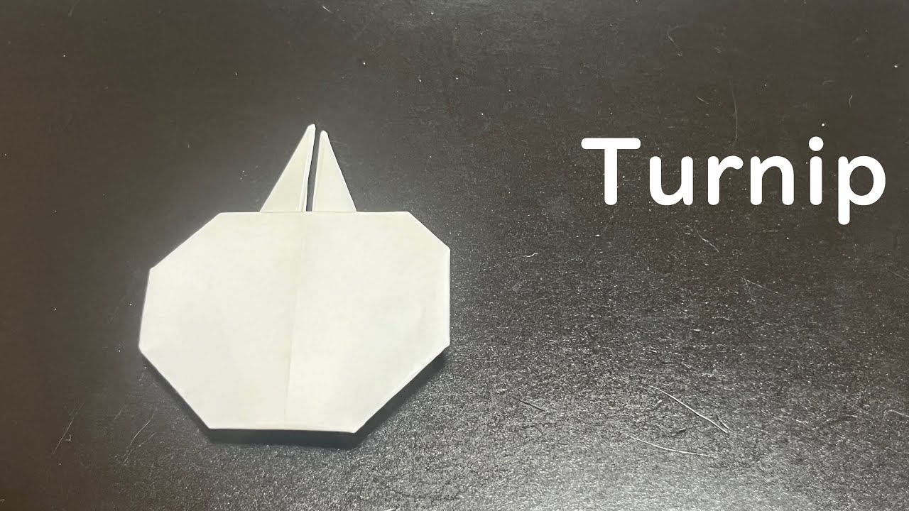 【折り紙・origami】かぶ Turnip - YouTube