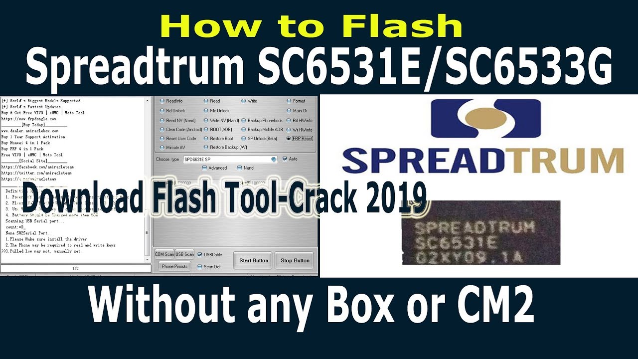 Download Spreadtrum SC6531E/6533G Flash Tool Crack 2019 Without Box ...