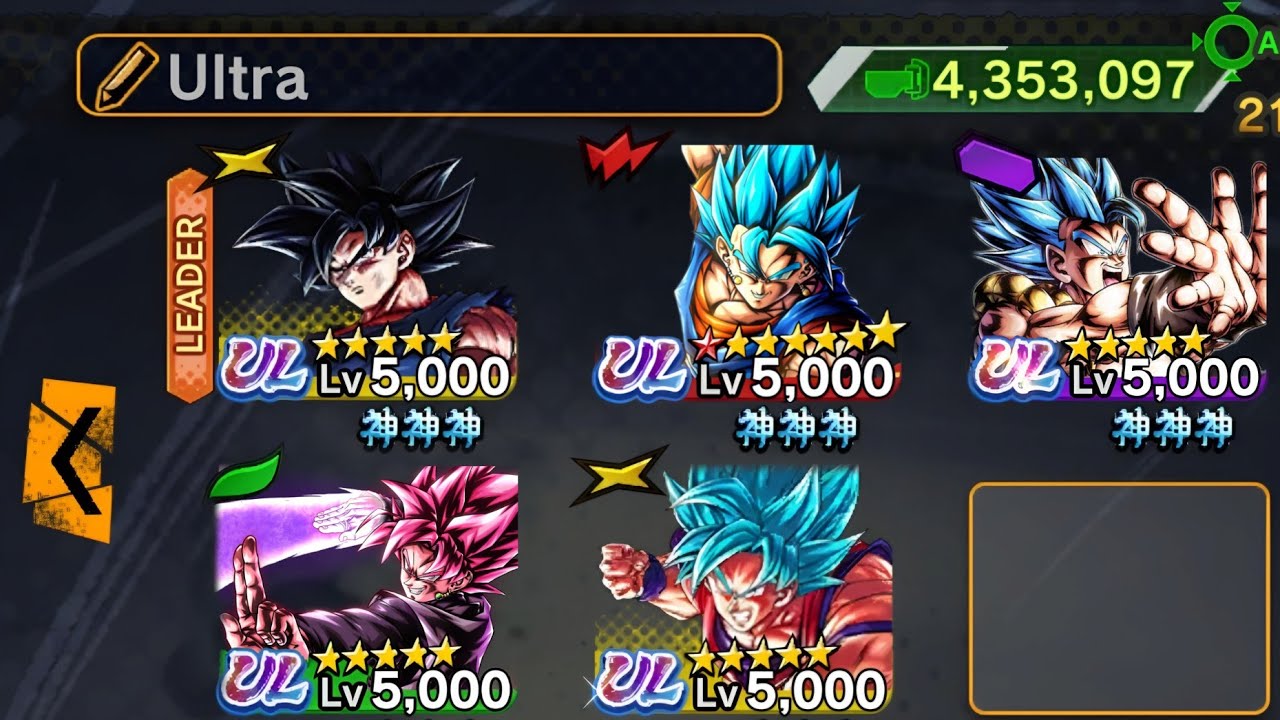 Full Ultra God-Ki Team!!! - YouTube