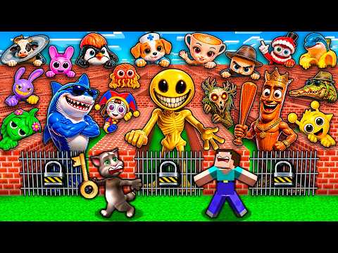 CHOOSE the RIGHT MEME to SURVIVE in MAZE of ITALIAN BRAINROTS in MINECRAFT animation gameplay
