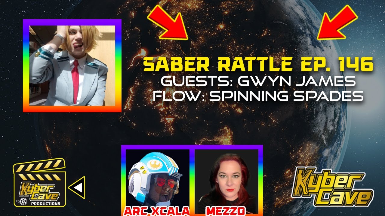 Saber Rattle, Epsiode 146: Guest Gwyn James, Wigmaker and Flow ...