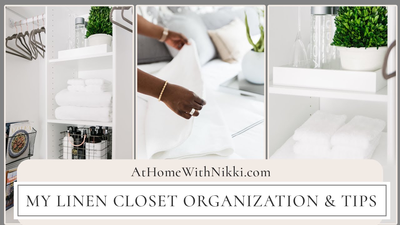 LINEN CLOSET ORGANIZATION | His & Her Space - YouTube