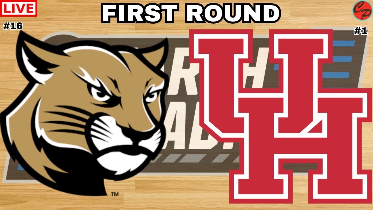 #16 SIUE vs #1 HOUSTON NCAA MARCH MADNESS FIRST ROUND LIVE GAME CAST ...
