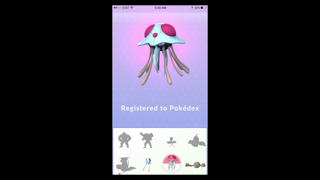 Tentacool Evolution - Pokemon GO - Tentacruel - 1080p HD - YouTube