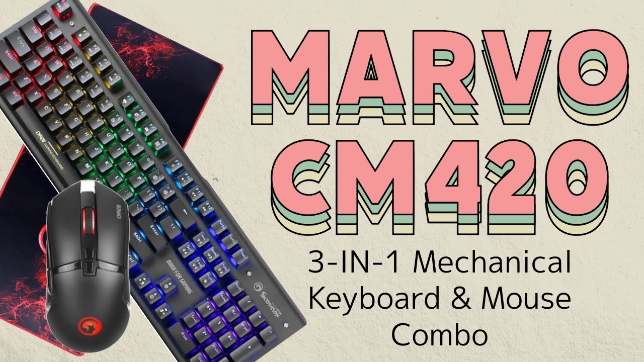 The Ultimate Bang For Your Buck With The Marvo Cm420 3-in-1 Mechanical ...