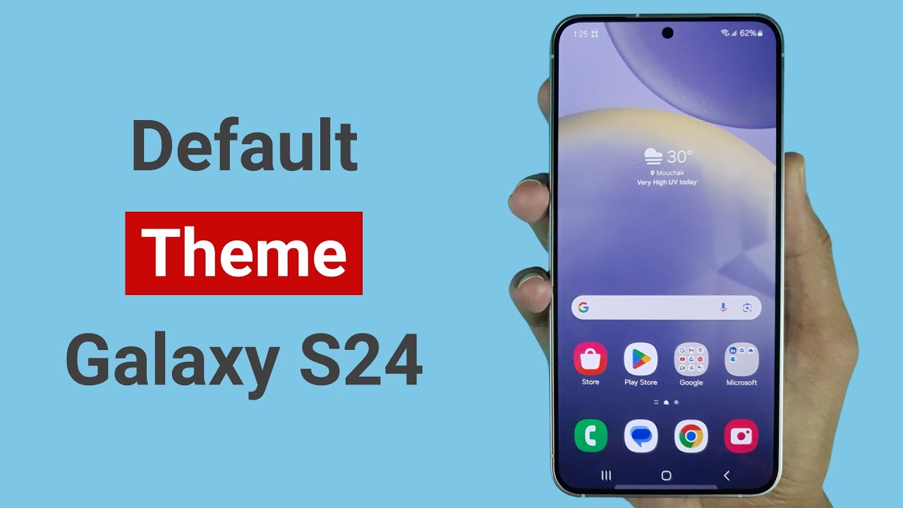 How to Go Back to Your Default Theme in Samsung S24 - YouTube
