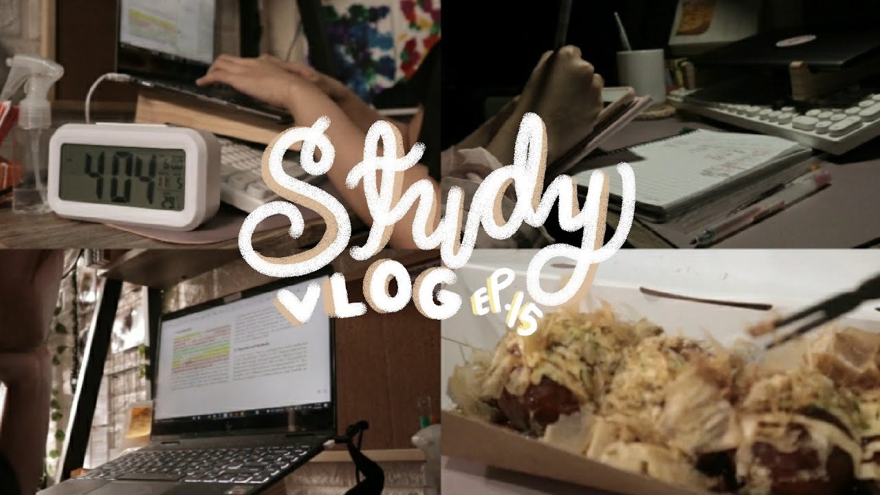 ☁️ study vlog ep. 15 : random study with me | doing school activities ...