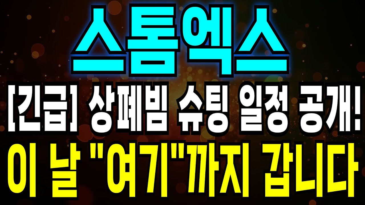 스톰엑스 스톰엑스 코인 긴급 상폐빔슈팅 일정 공개 이 날 여기까지 갑니다 실시간으로 알려드려요 스톰엑스 스톰