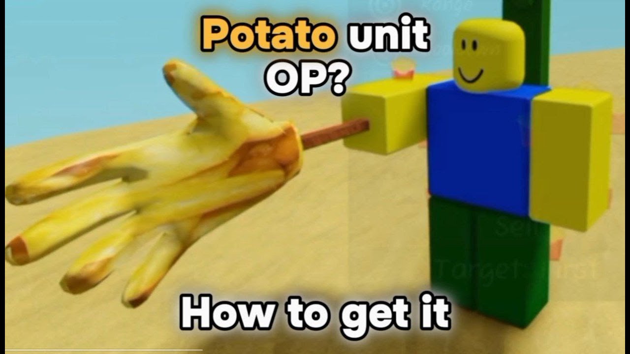 How to get "Potato" unit in SBTD (Slap Battles Tower Defense) - YouTube