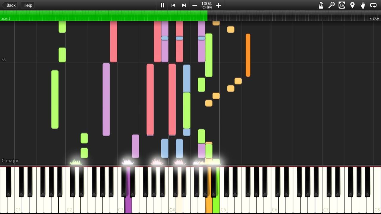 Justin Timberlake - Rock Your Body Synthesia Piano MIDI - YouTube