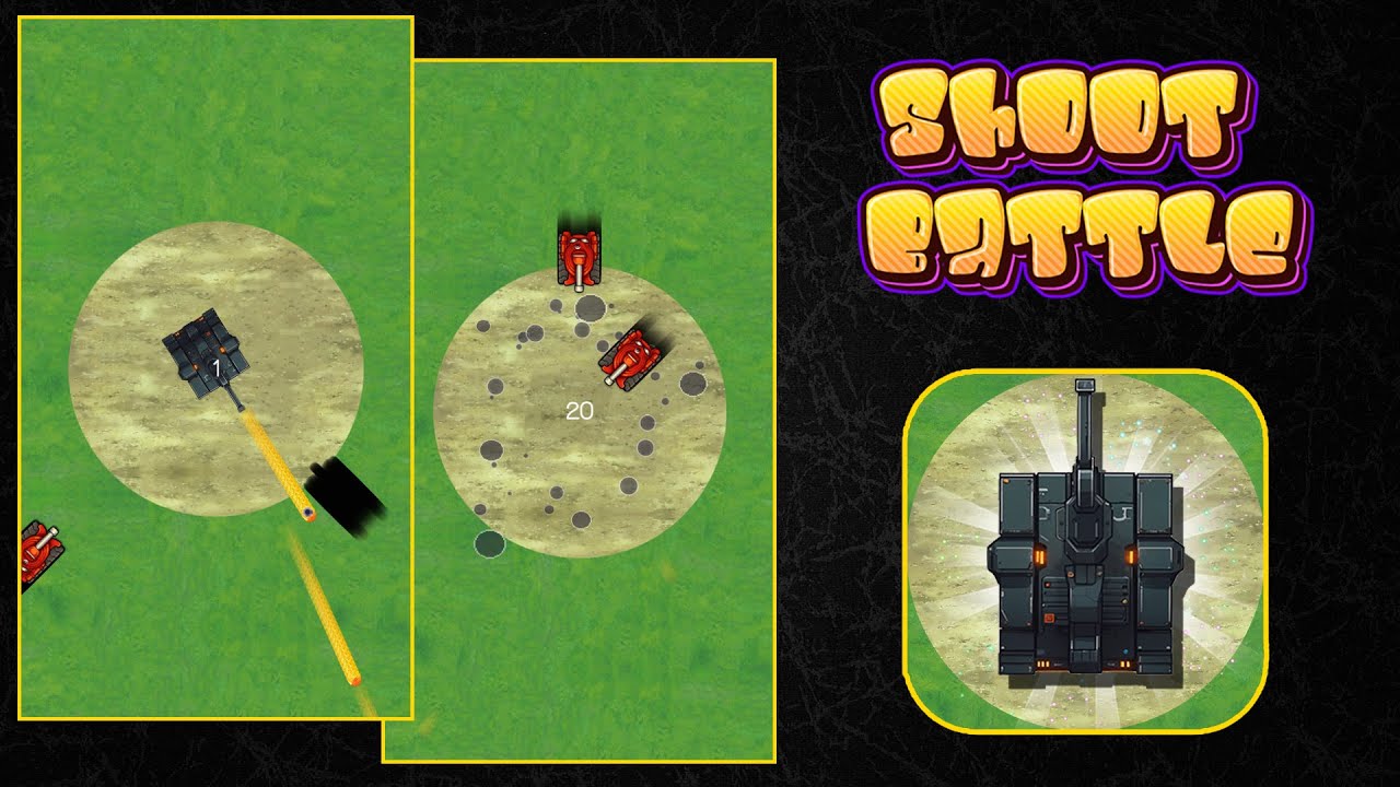 Shoot Battle || Construct 3 Game Template || Source code - YouTube