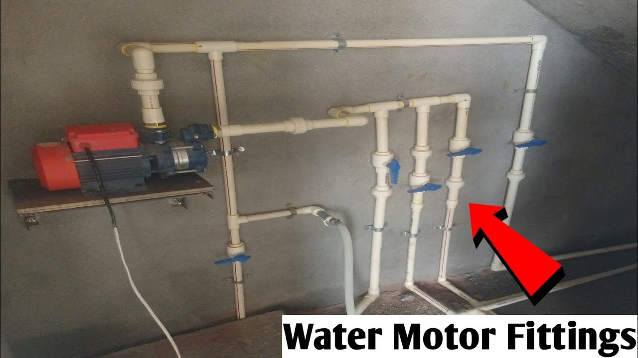 Water Motor Fitting Kaise Kare | Motor Fittings | in hindi | 2021 - YouTube