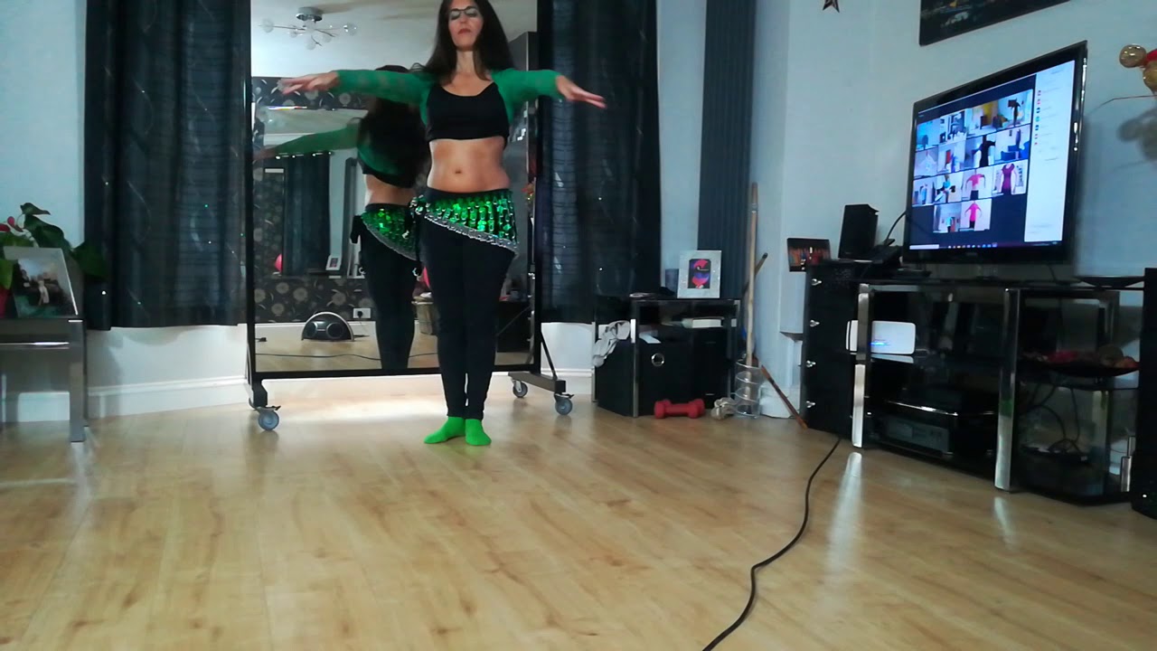 Learn to Bellydance - Basic arms with hip shimmy - YouTube
