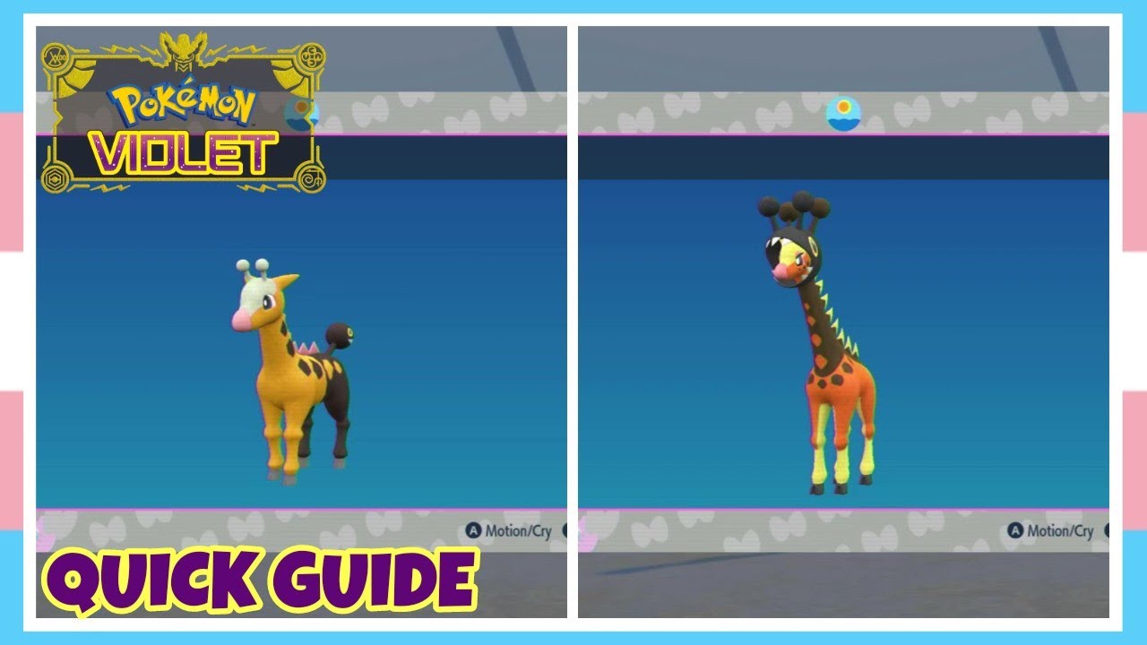 How To Evolve Girafarig Into Farigiraf In Pokemon Scarlet & Violet ...