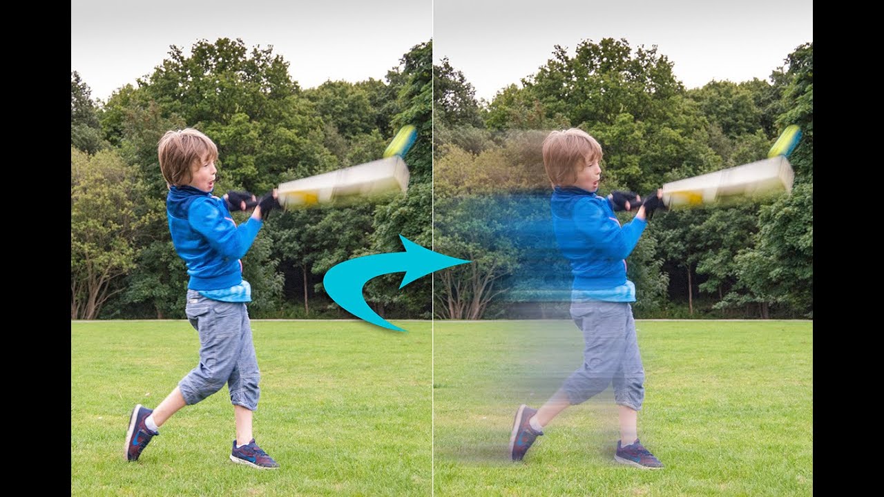 Speed Effects in Photoshop Elements 14 - YouTube
