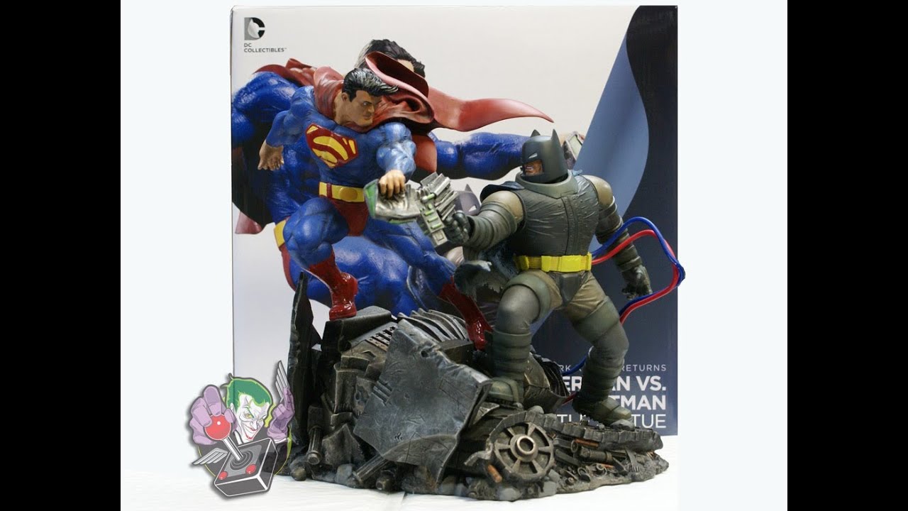 Unboxing The Dark Knight Returns Batman vs. Superman Statue - YouTube