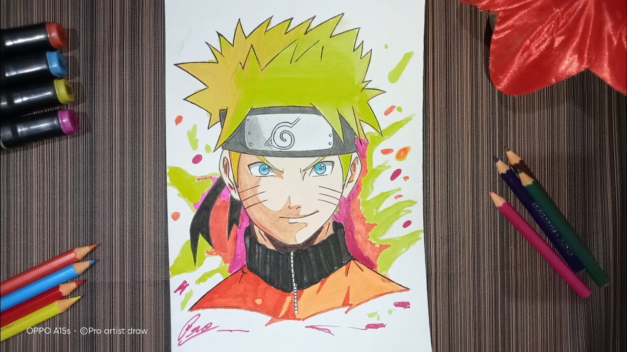 How to draw Naruto full tutorial - YouTube