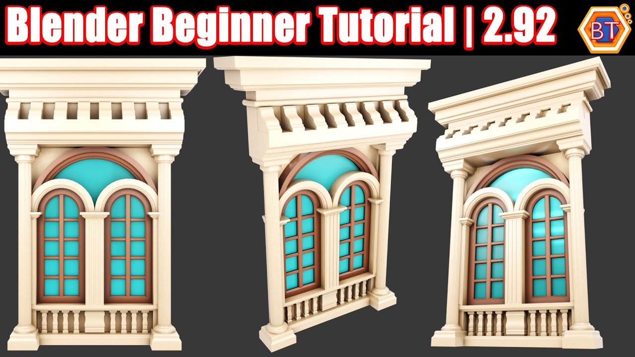 Blender 2.92 - Simple 3D Modeling - YouTube