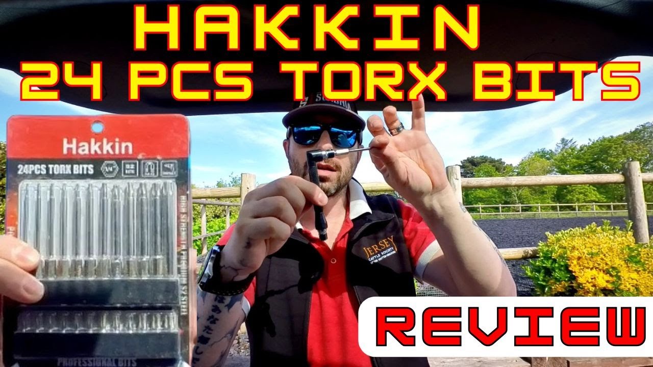 REVIEW of the HAKKIN 24pcs TORX bits set Useful to have in your tool ...
