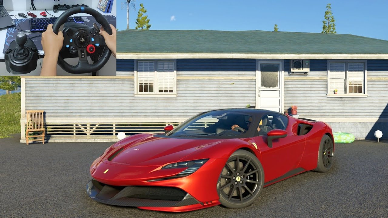 1000BHP Ferrari SF90 Stradale - The Crew Motorfest | Logitech G29 ...