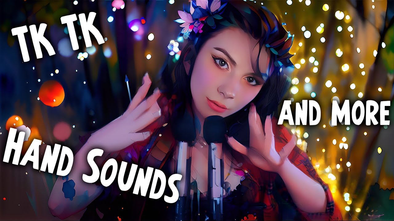 ASMR TK TK, Hand Sounds, Breathing, Hand Movements and Tongue Clicking💎 ...