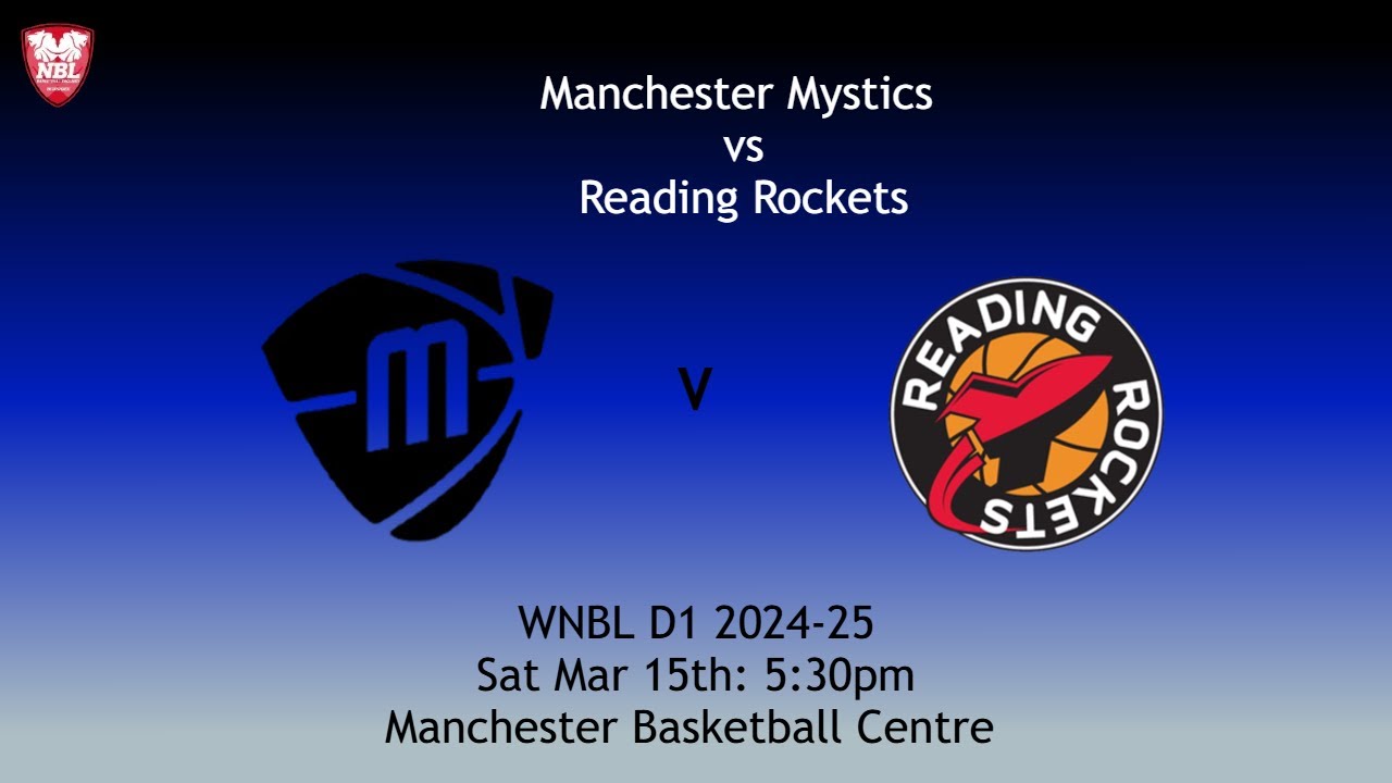 WNBL D1: Manchester Mystics v Reading Rockets - YouTube