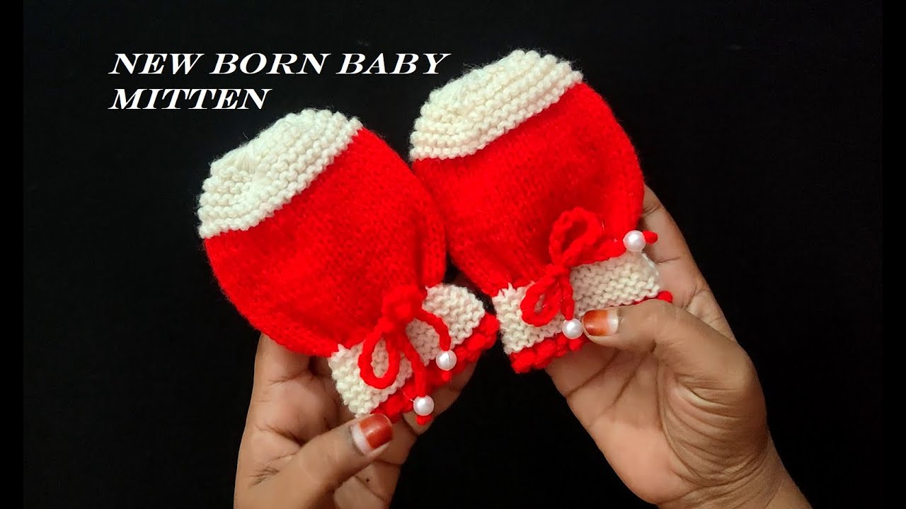 new born baby mitten #chote baby ka dastana banane ka tarika #gloves # ...