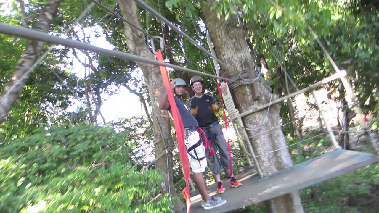 Roatan, Honduras / Zip line - YouTube