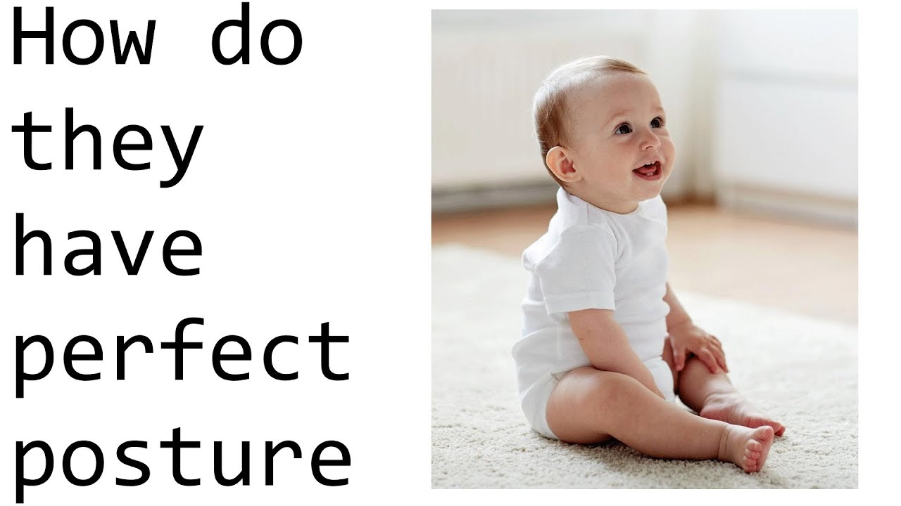 How do babies have perfect posture - YouTube