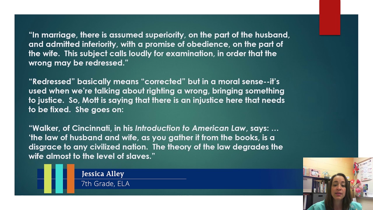 Teaching Tennessee: 7th Grade ELA Lesson 10 - YouTube