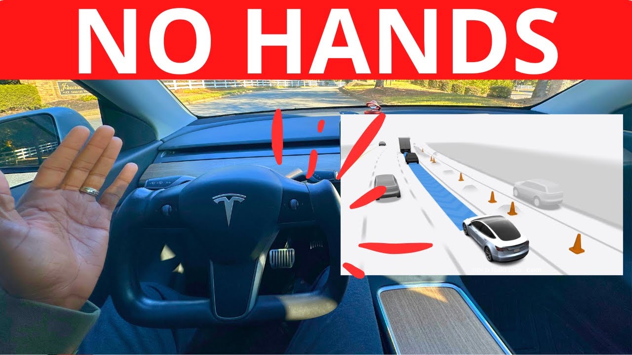 NEW UPDATE! Tesla Finally Allows HANDS FREE Self-Driving... - YouTube