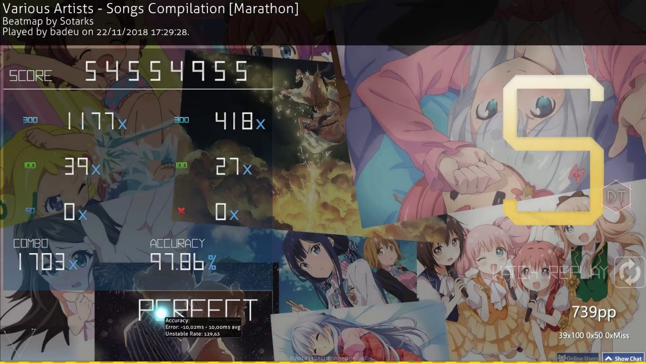 osu! | badeu | Various Artists - Songs Compilation [Marathon] +DT 97.86 ...