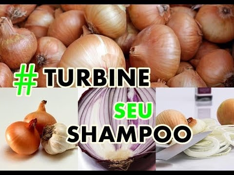 SHAMPOO CASEIRO DE CEBOLA PARA CRESCIMENTO DOS CABELOS! - YouTube