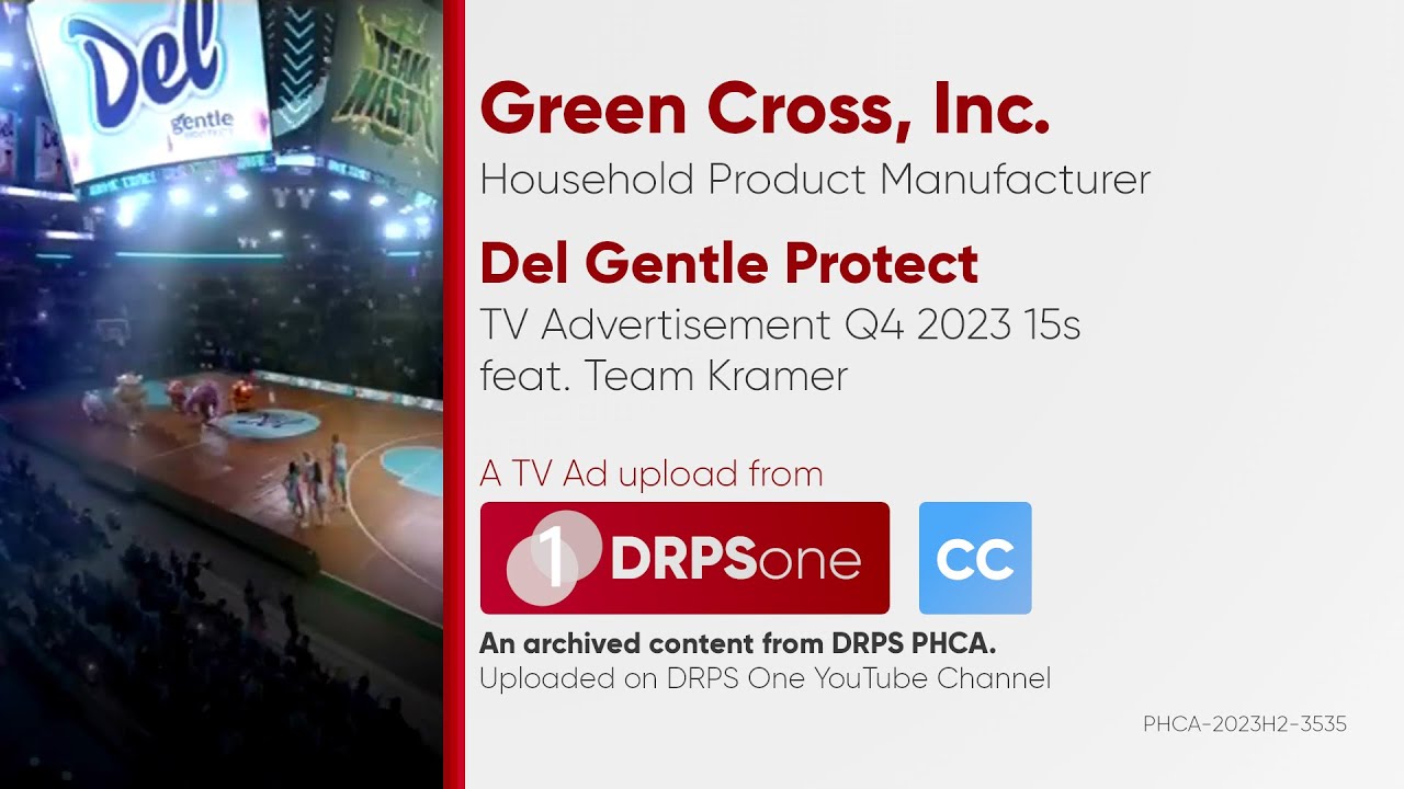 Del Gentle Protect TV Ad Q4 2023 15s with Team Kramer (Philippines) [CC ...