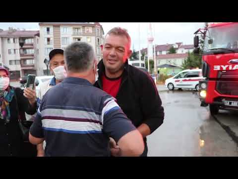 Manavgat'taki yangınların ardından Bolu'ya dönen \
