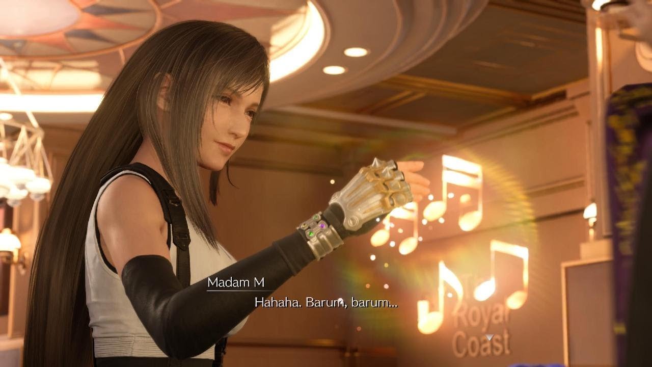 FINAL FANTASY VII REBIRTH - Tifa plays Tifa's Theme for the first time ...