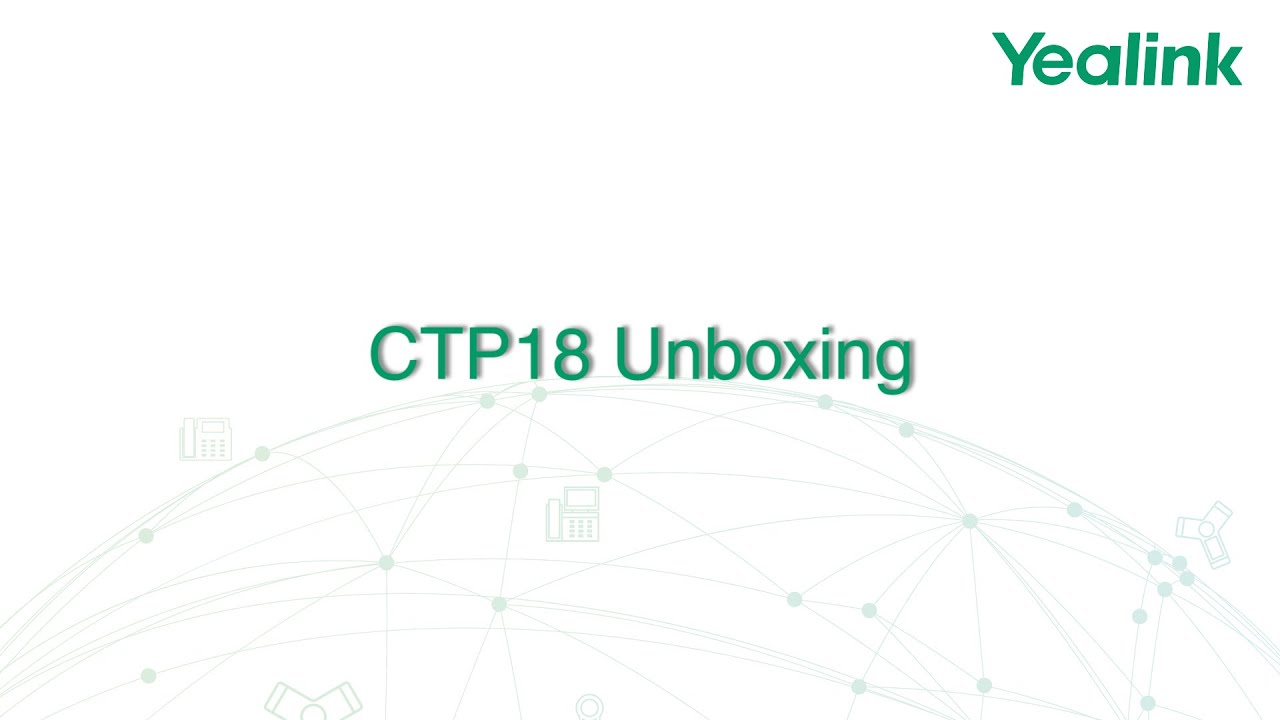 Yealink CTP18 Unboxing - YouTube