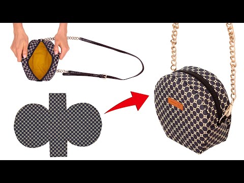 How to sew a round bag in the simplest way!