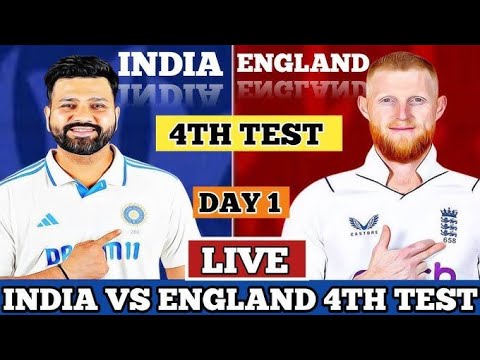 live India vs England 4 th test match today live scorecard and ...
