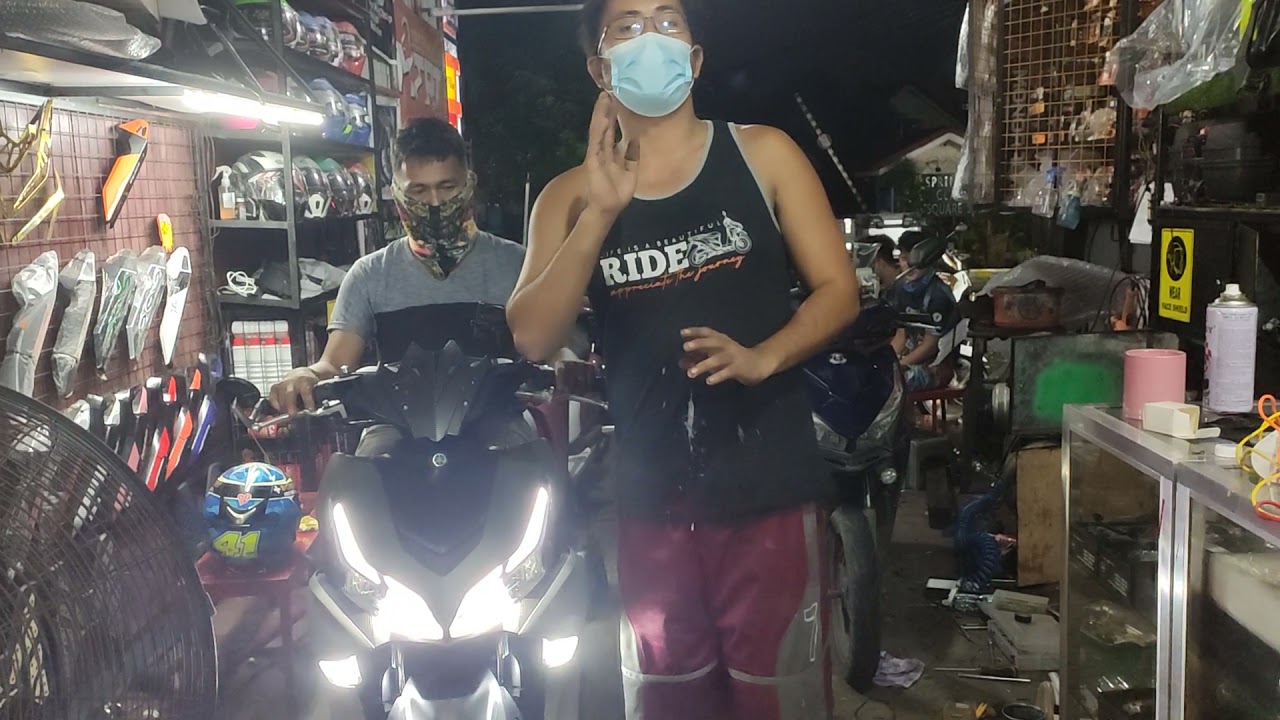 Dual contact led light for Aerox v2 mas maporma at mas functional ...