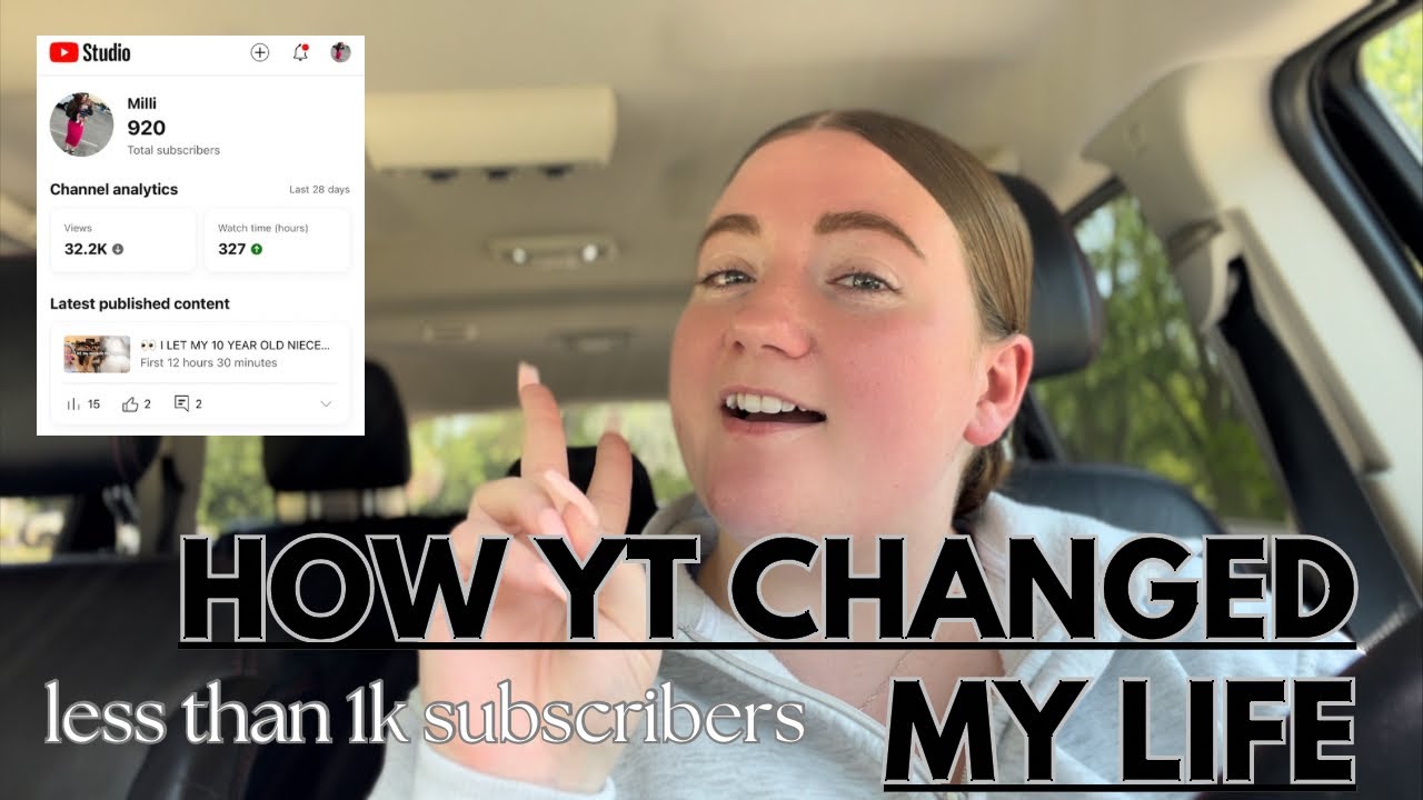 How Youtube Changed My Life ( with less than 1k subscribers) 5 things ...